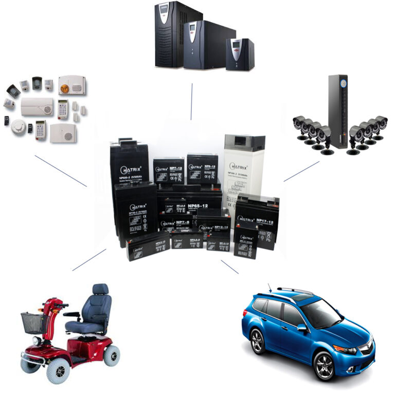 12V 7ah Rechargeable Security Battery Maintenance Free – matrix